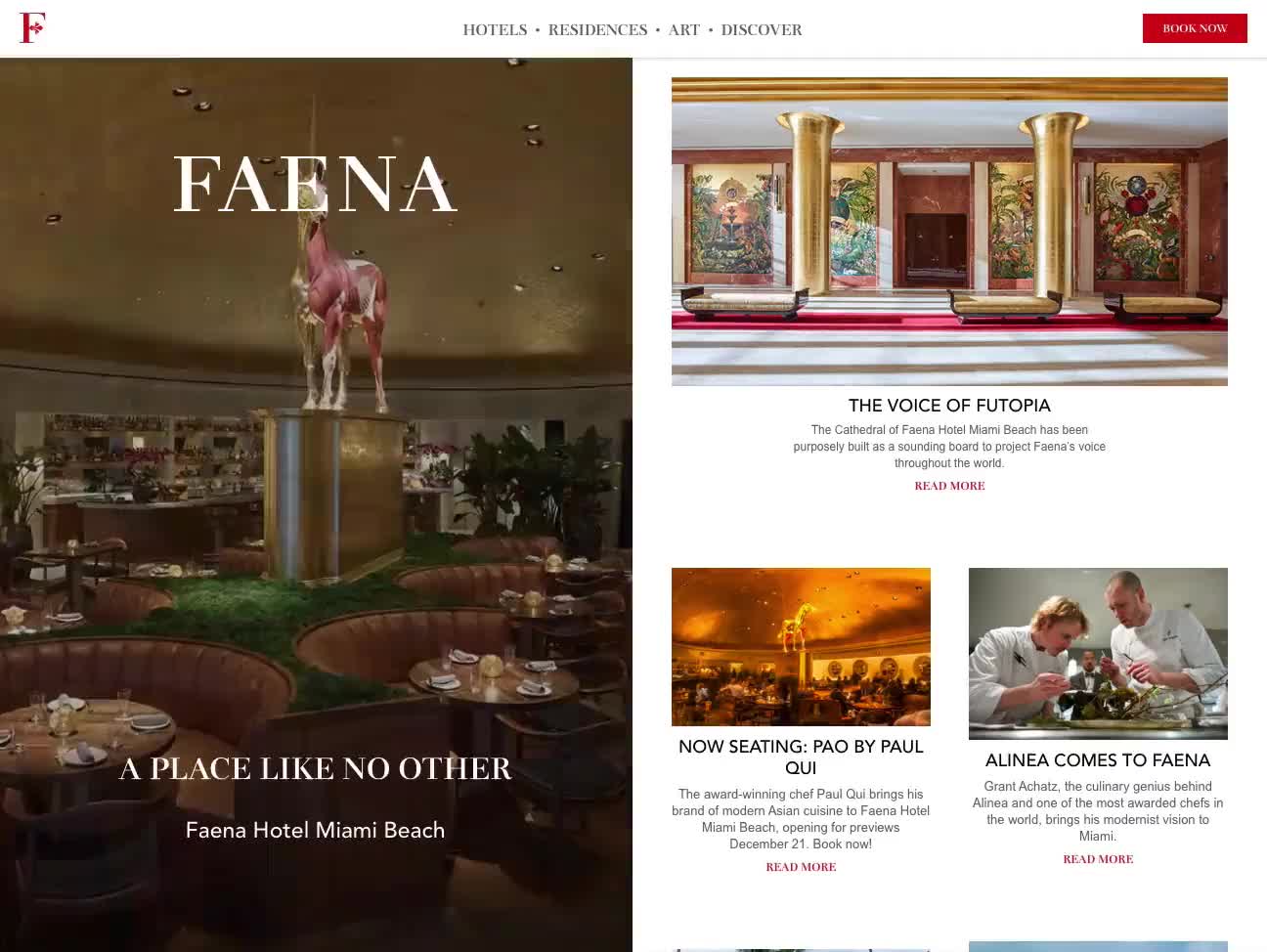 Pao Faena Hotel Miami Faena Hotel Miami Beach Miami Book A